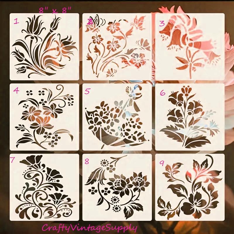 Nature Stencil - Etsy