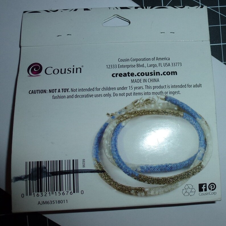 Cousin Bead Filled Necklace Craft Kit All Materials Included (R15) - Etsy
