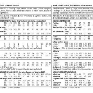 Simplicity Pattern 1166 Size U5 16-24 Plus Summer Bra Top Vintage Fancy ...