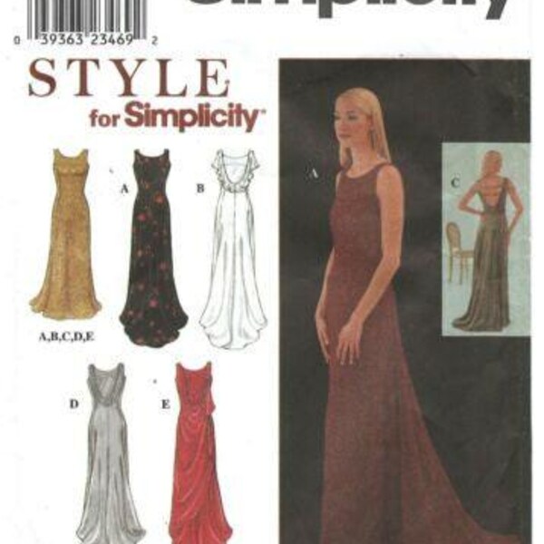Evening Gown Pattern - Etsy