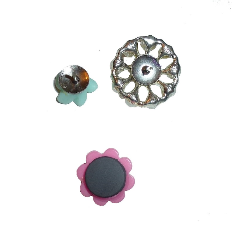 10 Thumbtacks Carnation Flowers Autumn Colors Push Pins - Etsy