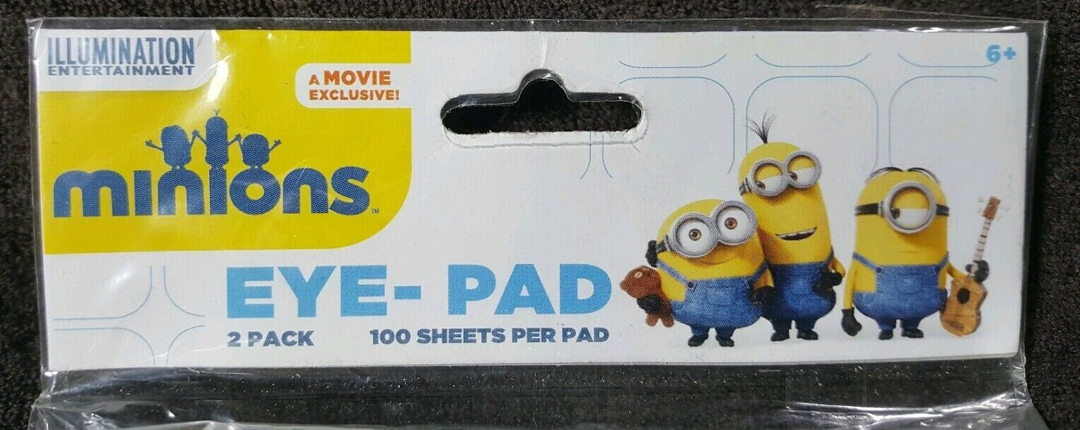 Disney Minions Eyeball Spiral Notepads Eye-pad 2pack Q13 - Etsy