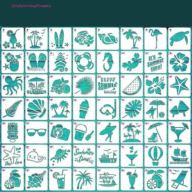 Beach Stencils - Etsy