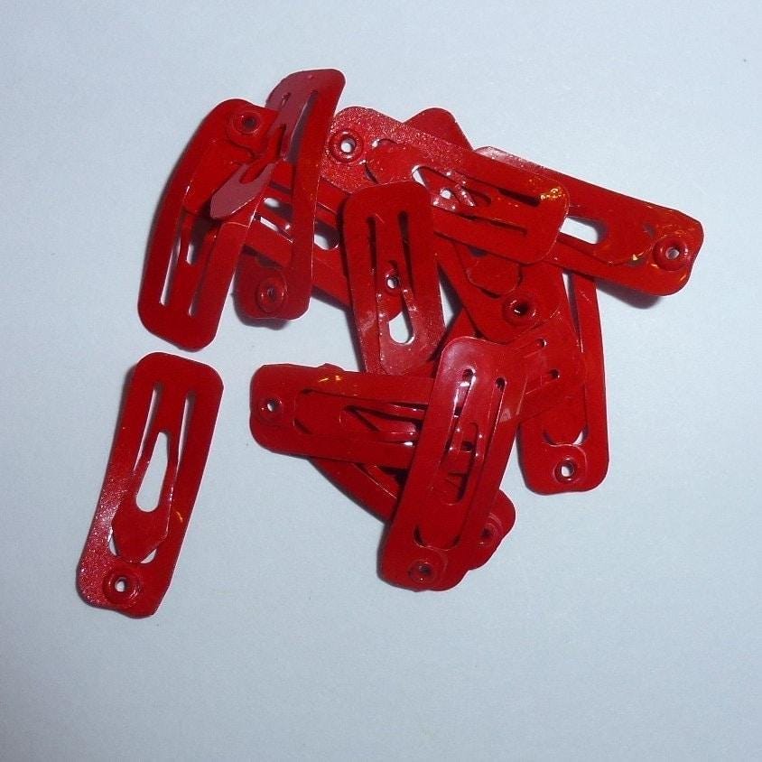 Puppy Bows ~ Barrette Snap Clip Pretty Colors Tiny Rectangle Shape Bow ...