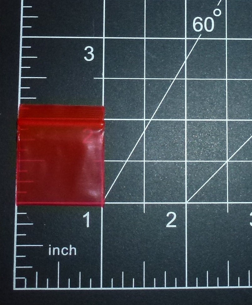 100 Tiny Micro Red Heavy Duty Resealable Baggies Storage Bags W98 - Etsy