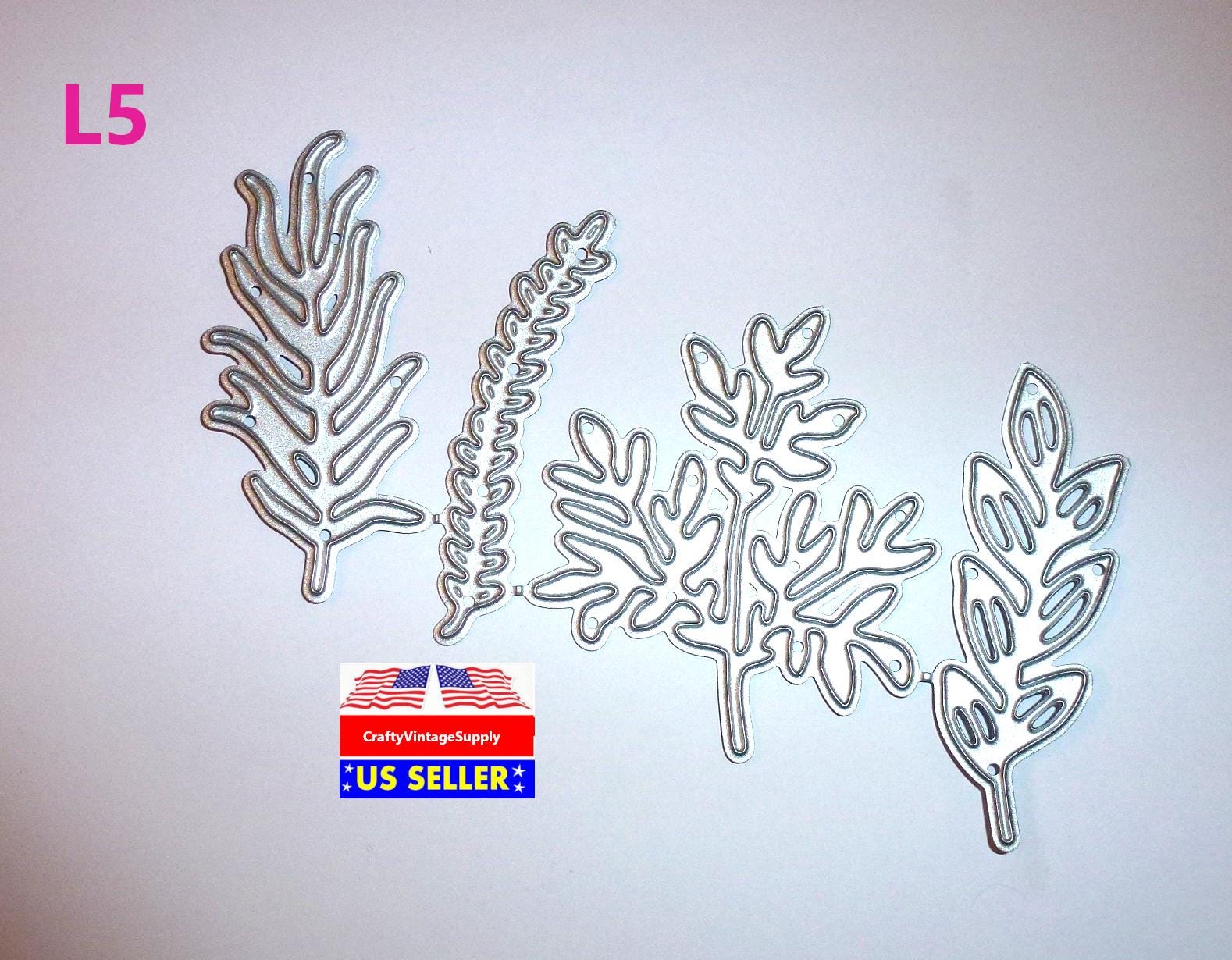 Leaf Fern Tree Leaves Grass Weeds Metal Cutting Dies Cut Machine Cutter ...