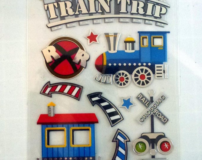 Sticko Train Trip Railroad Adventure Sticker Scrapbook Gifts Stickers ...