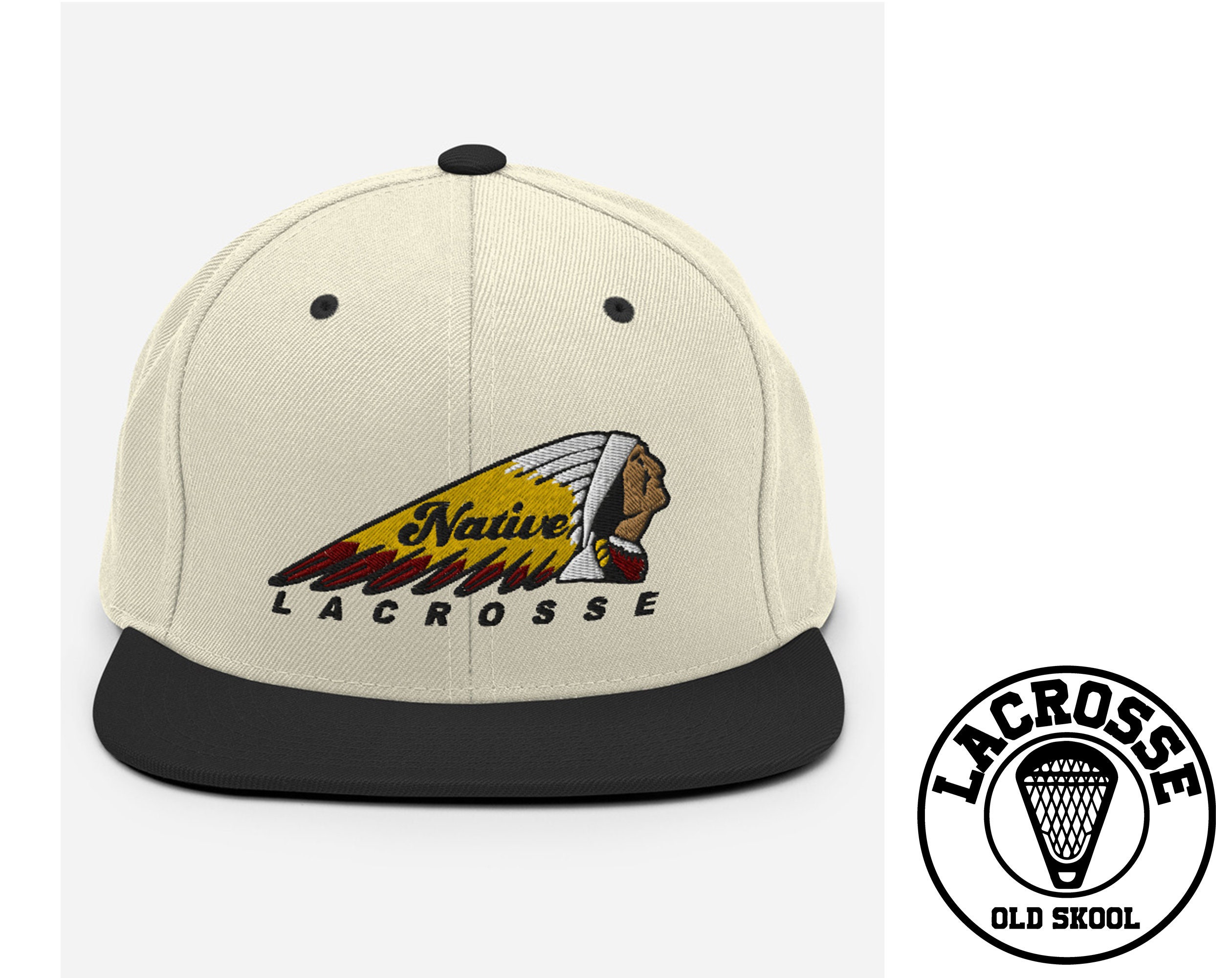NATIVE LACROSSE - Snapback Hat - Lax Native Mll Pll Nll League Team ...