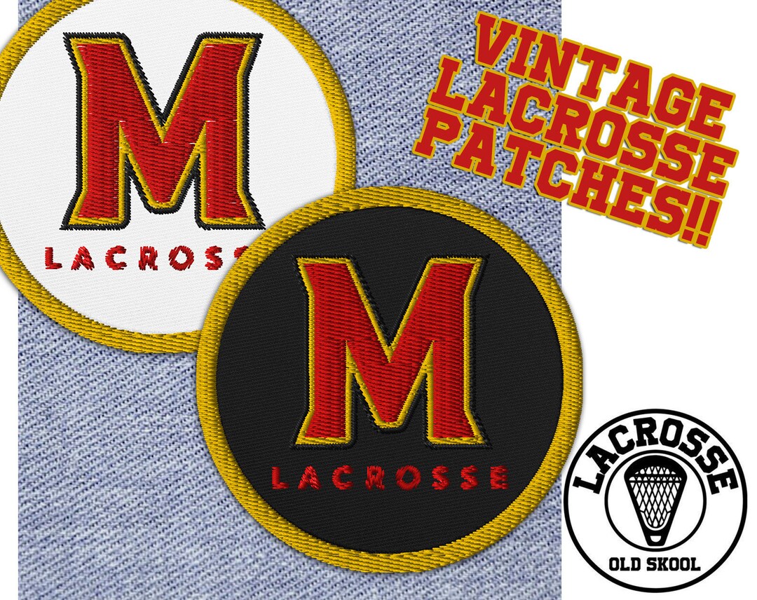 MARYLAND LACROSSE Patch - Vintage Classic Patches Lax Native Mll Pll ...