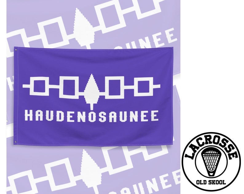HAUDENOSAUNEE FLAG Lax Native Pll League Team Lacrosse Ncaa - Etsy