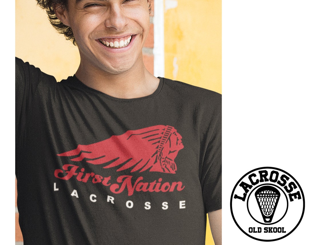 FIRST NATION LACROSSE - Unisex T-shirt - Lax Native Mll Pll Nll League ...