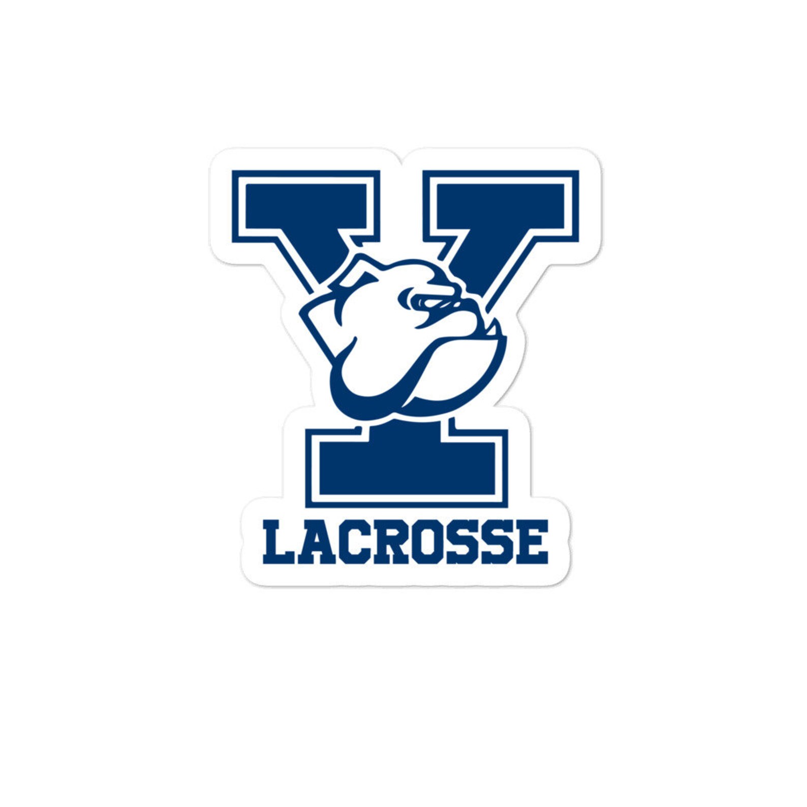 YALE LACROSSE Sticker Lax Native Mll Pll Nll League team | Etsy