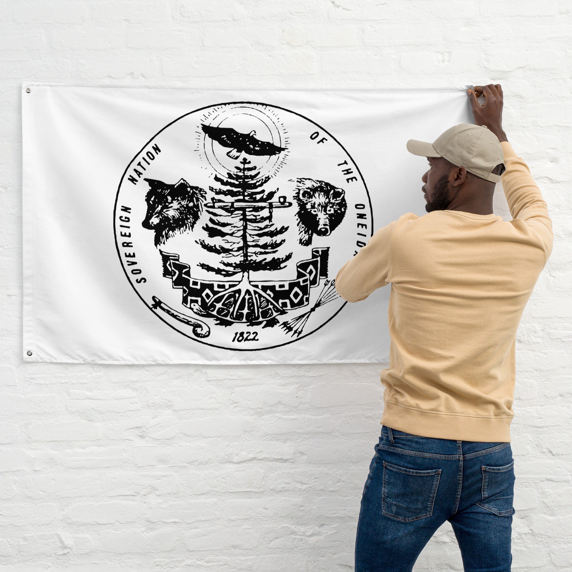 SOVEREIGN NATION of the ONEIDA Flag Indigenous American - Etsy