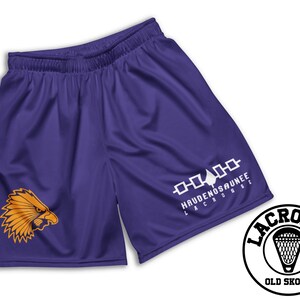 HAUDENOSAUNEE LACROSSE RARE Unisex Mesh Shorts! Get That Pro Feel on ...
