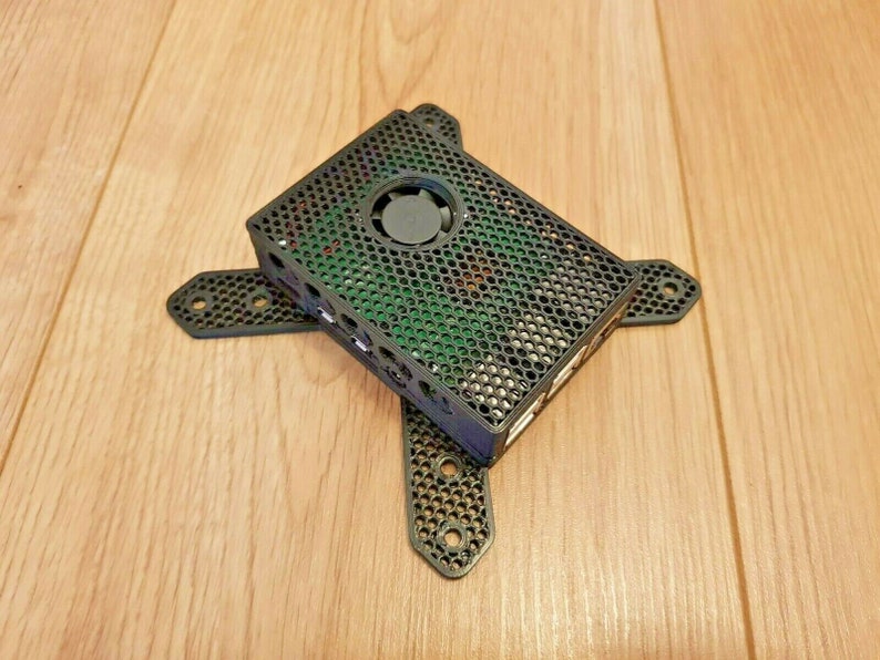 Raspberry Pi 4 Pi4 Poe Hat Case Power Over Ethernet Box Mount VESA ...