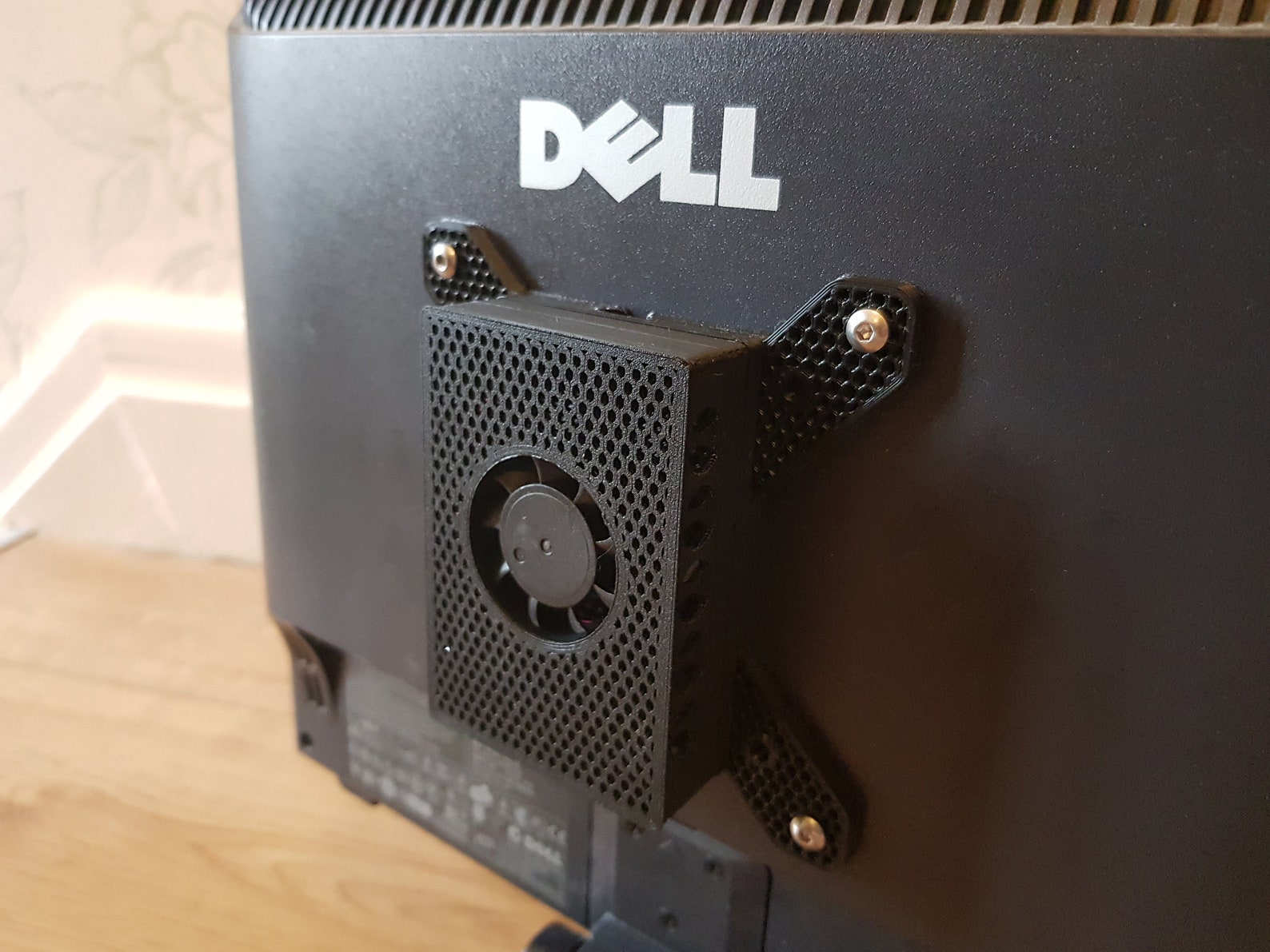 Raspberry Pi 4 VESA Mount Case & Cooling Kit Inc. Fan Heatsink 35C ...