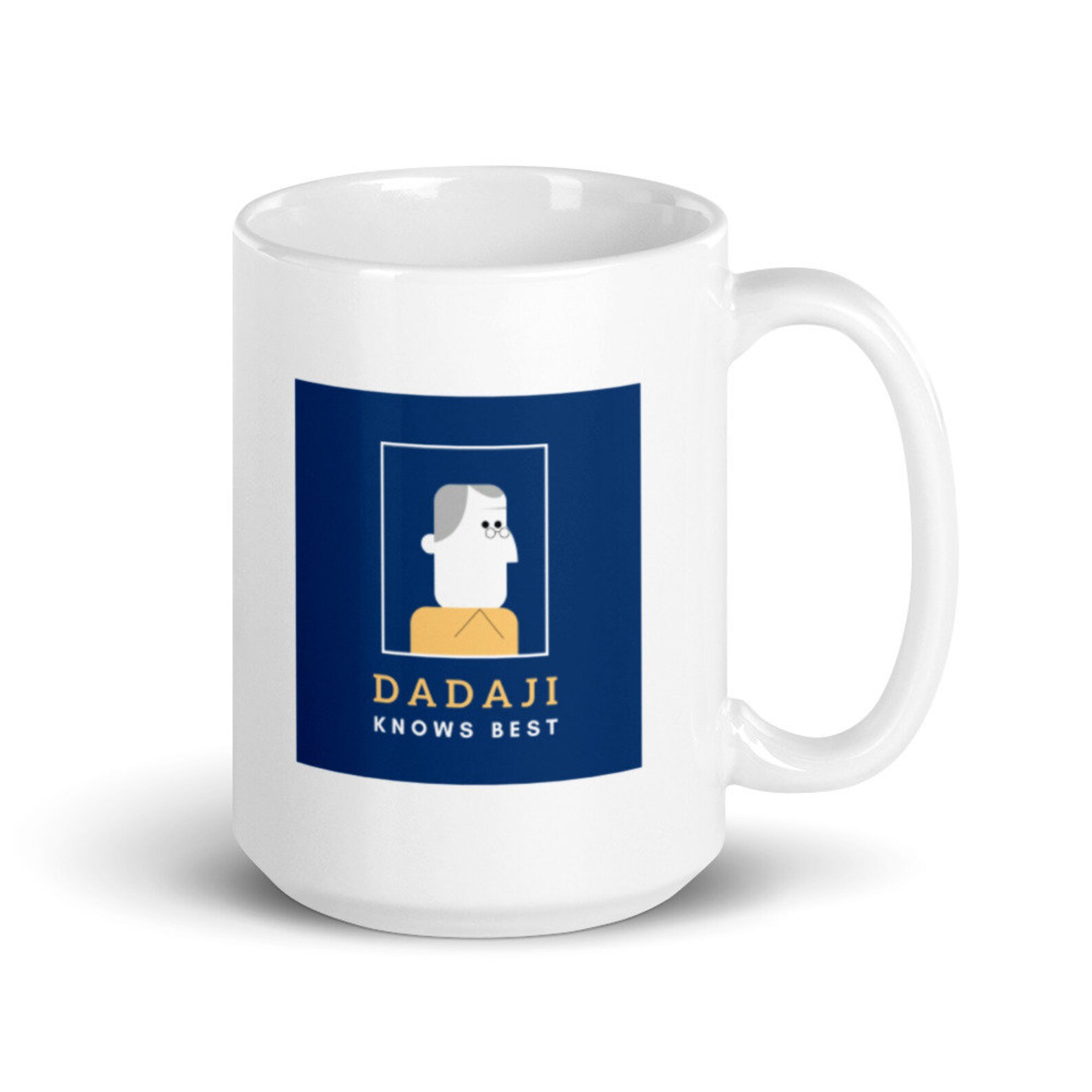 Funny Fathers Day Gift Desi Dada Dadaji Mug Indian - Etsy