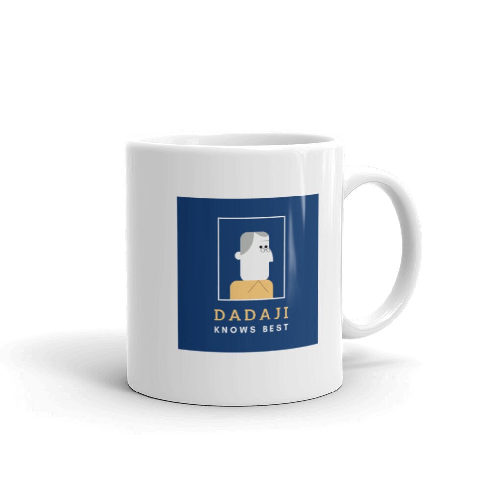 Funny Fathers Day Gift Desi Dada Dadaji Mug Indian - Etsy