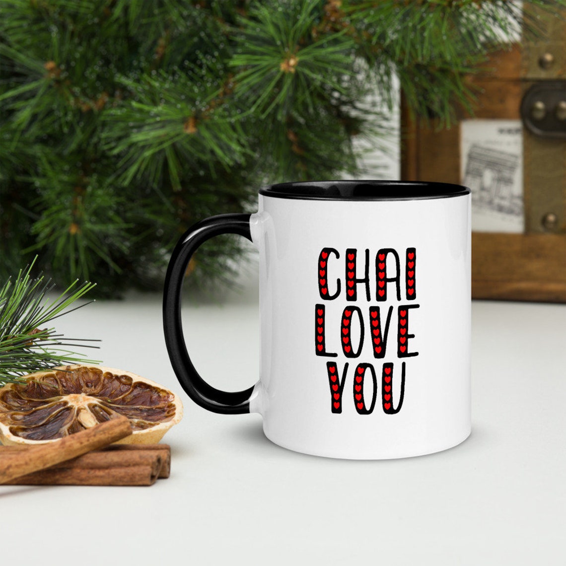 Chai Love You Mug | Chai Lover Gift | Masala Chai | Indian Pakistani ...