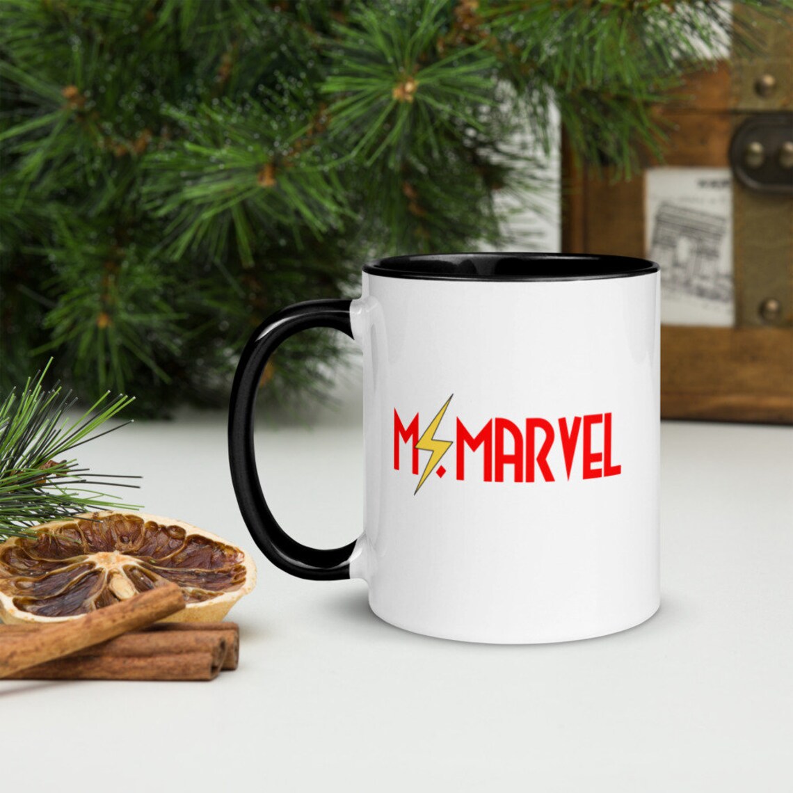Ms. Marvel Inspired Lightning Bolt Icon Graphic Mug| Miss Marvel ...