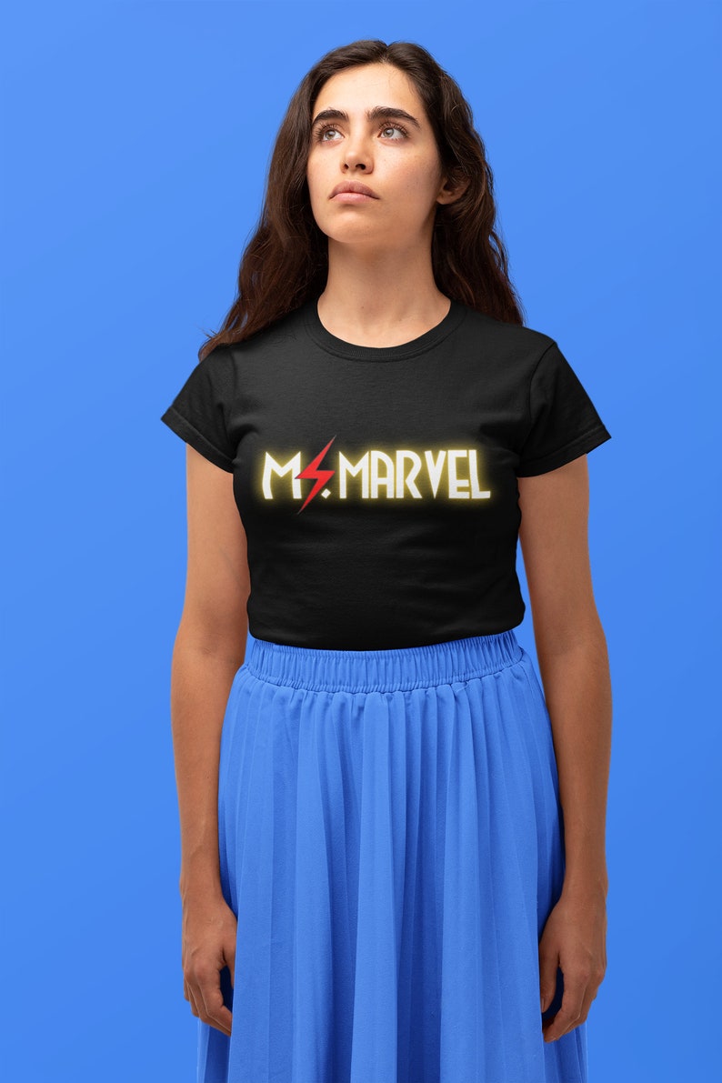 Ms. Marvel Inspired Lightning Bolt Icon Graphic T-shirt | Miss Marvel ...