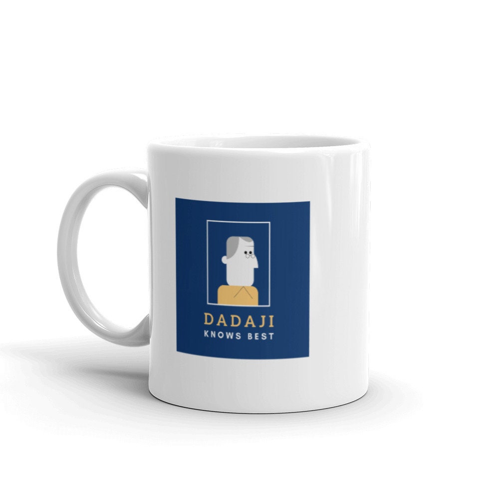 Funny Fathers Day Gift Desi Dada Dadaji Mug Indian - Etsy
