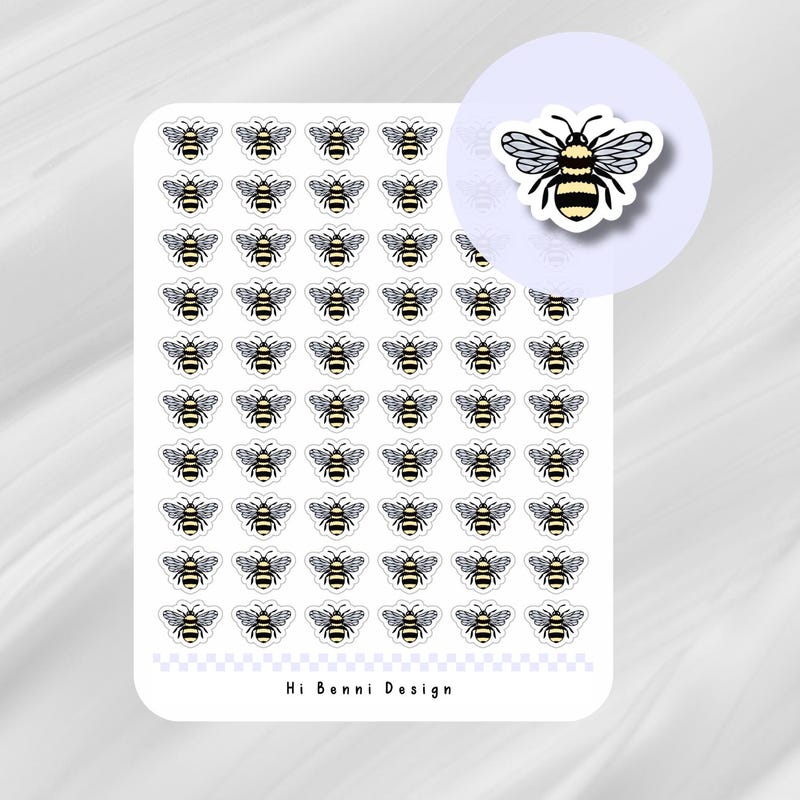 Bee Stickers - Etsy