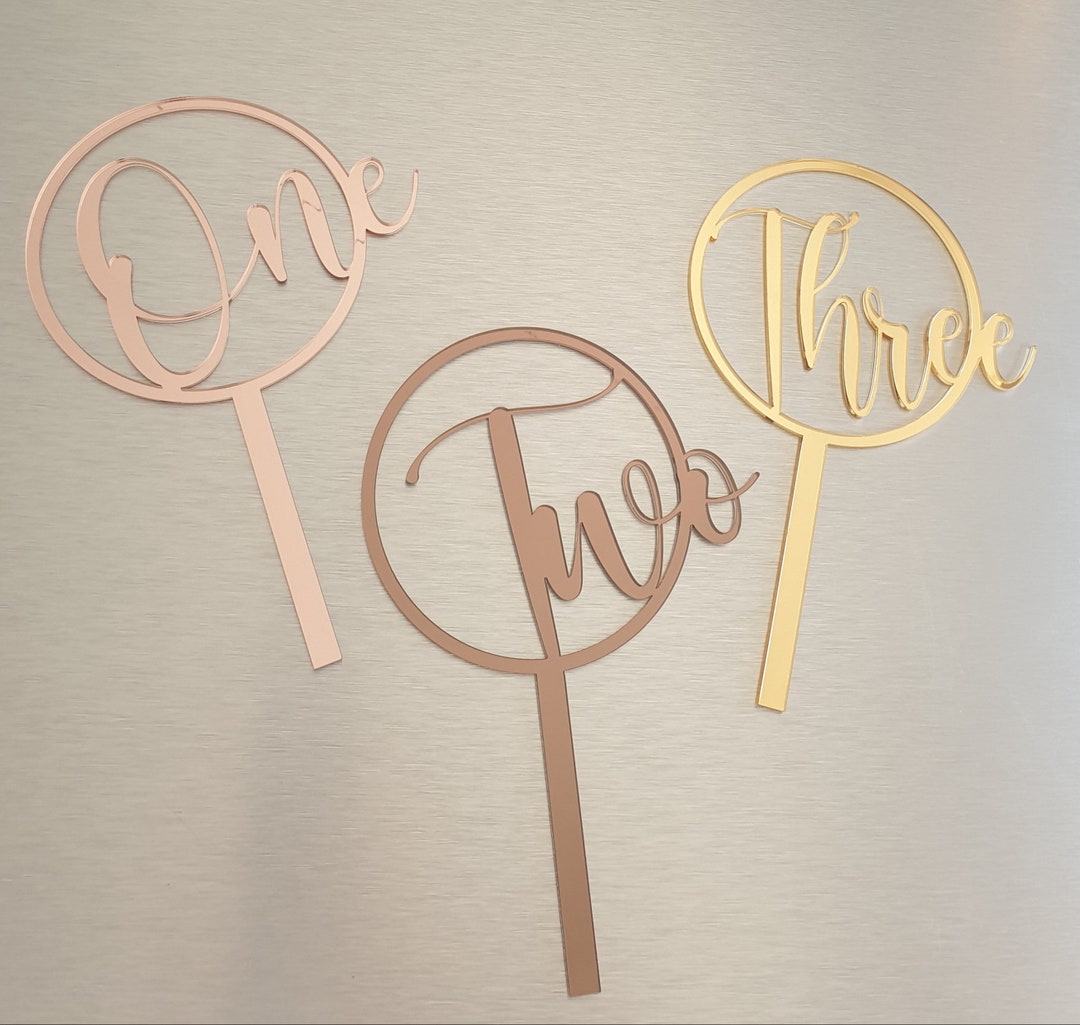 Large Acrylic Cake Topper - Etsy UK