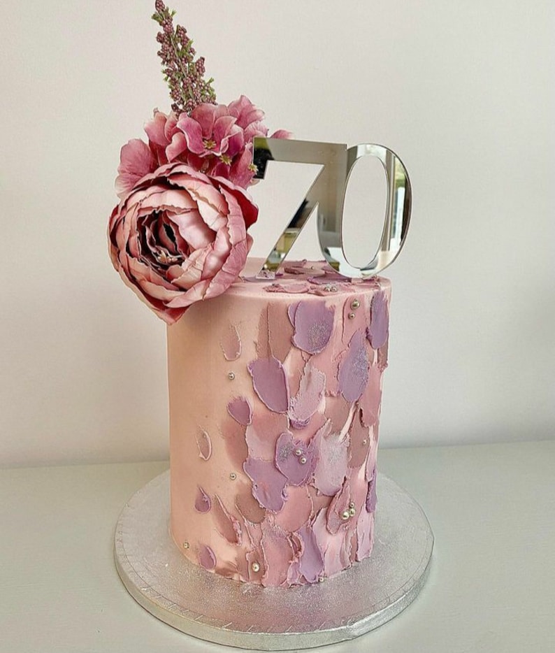 Large Number Cake Topper Large Cake Number Charm - Etsy