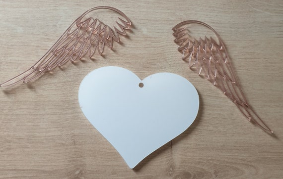 Blue Hearts With Wings