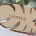 Acrylic Place Settings, Leaf Place Names, Name Cards, Table Decorations ...
