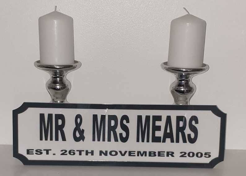 Personalised Large Acrylic Street Sign Road Sign Waterproof | Etsy UK