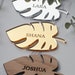 Acrylic Place Settings, Leaf Place Names, Name Cards, Table Decorations ...