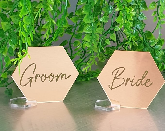 Acrylic Place Settings, Name Settings, Place Names, Hexagon Place ...