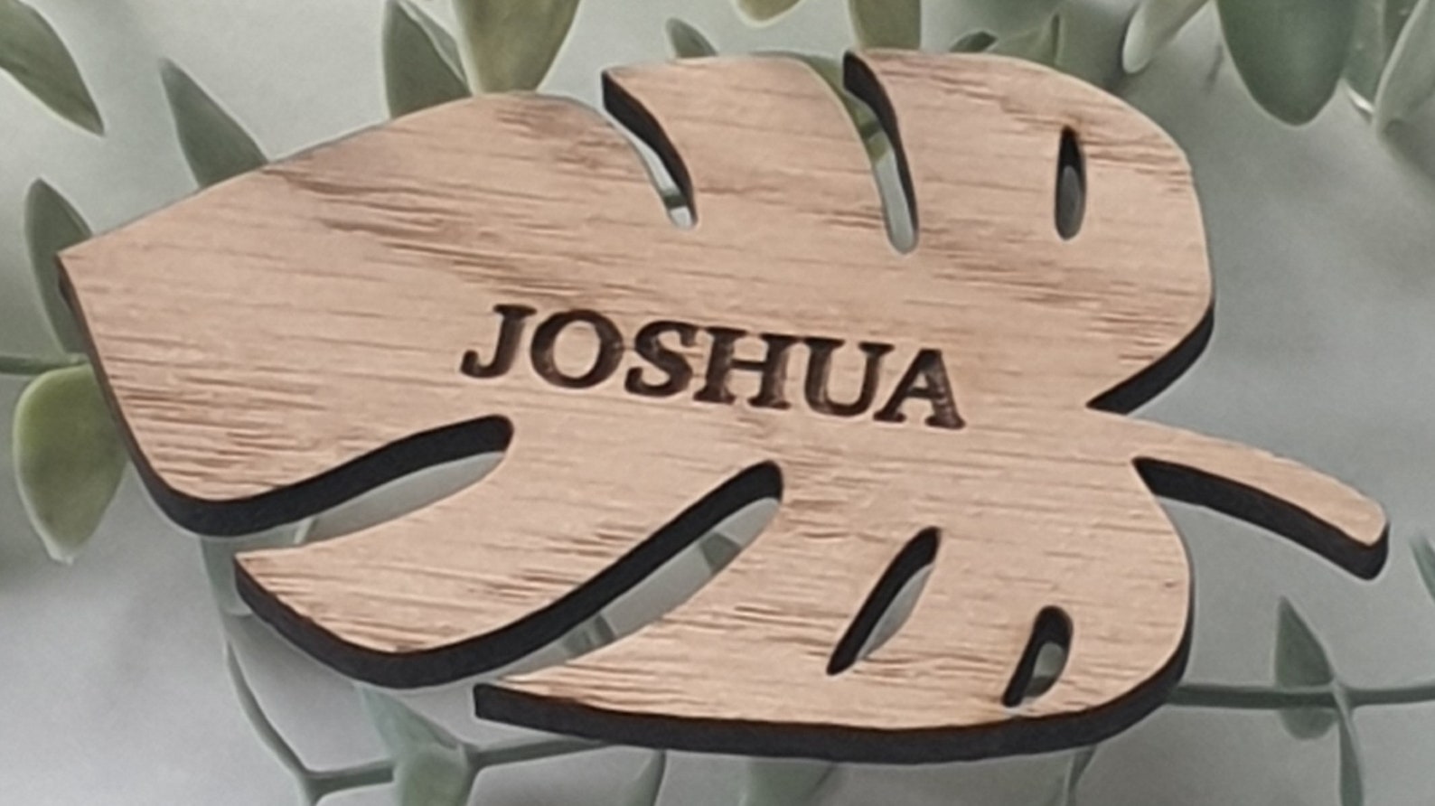 Acrylic Place Settings Leaf Place Names Name Cards Table - Etsy