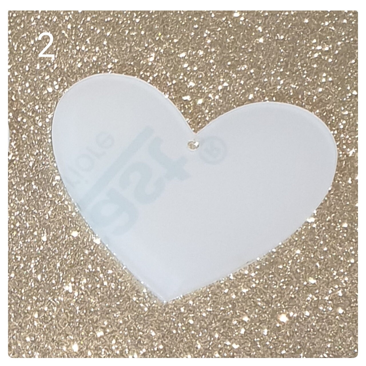 Acrylic Heart Blanks: Cast Acrylic, DIY Craft Supplies (10cm X 8cm ...