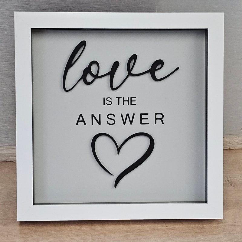 Love is the Answer - Etsy