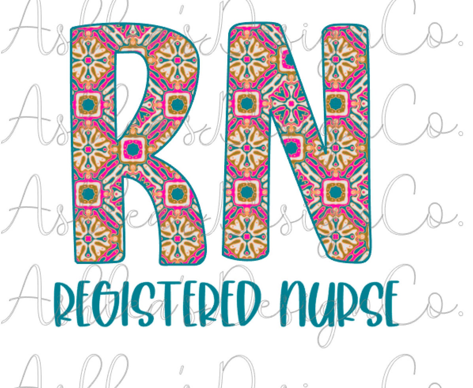 Registered nurse svg/ RN png/ nurse digital download/ RN | Etsy