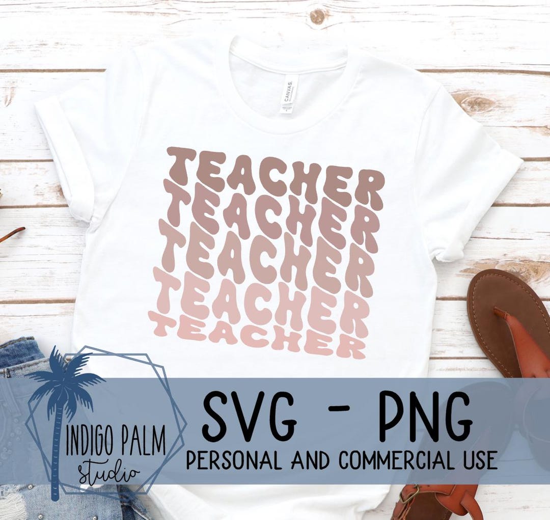 Stacked Teacher Svg - Teacher Squad Svg - Teacher Shirt Svg - Back to ...