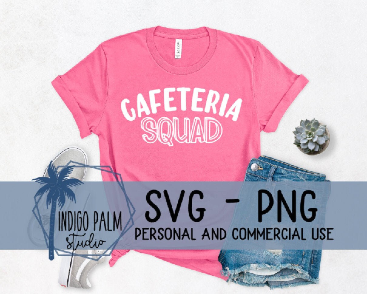 Cafeteria Squad Svg Lunch Lady Crew Svg Lunchroom Monitor Etsy Denmark