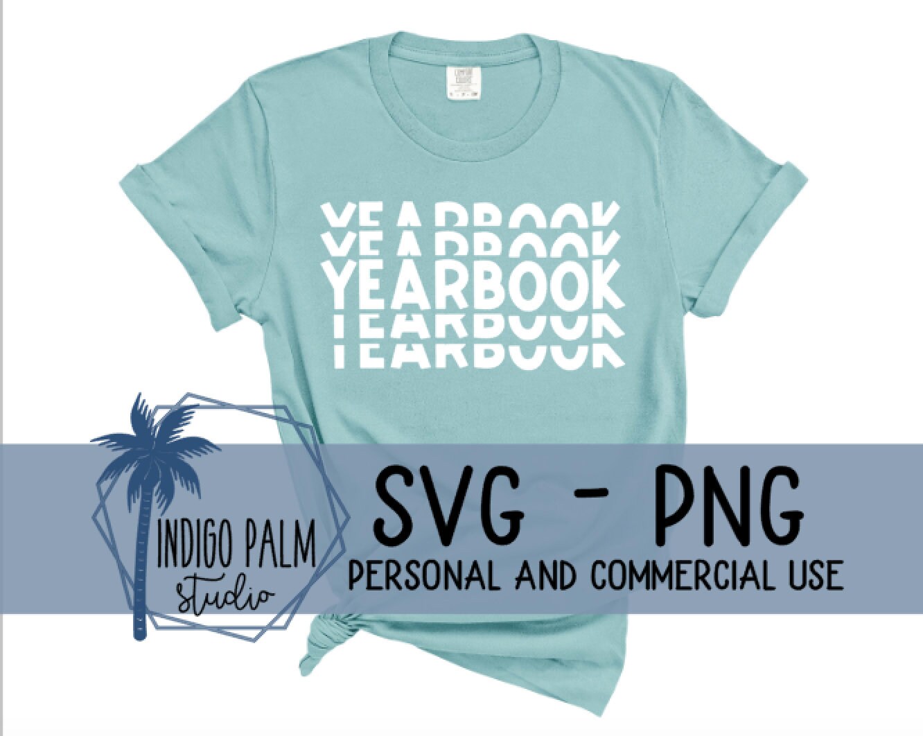 Yearbook Stacked Rainbow Svg - School Yearbook Shirt Design - Yearbook ...