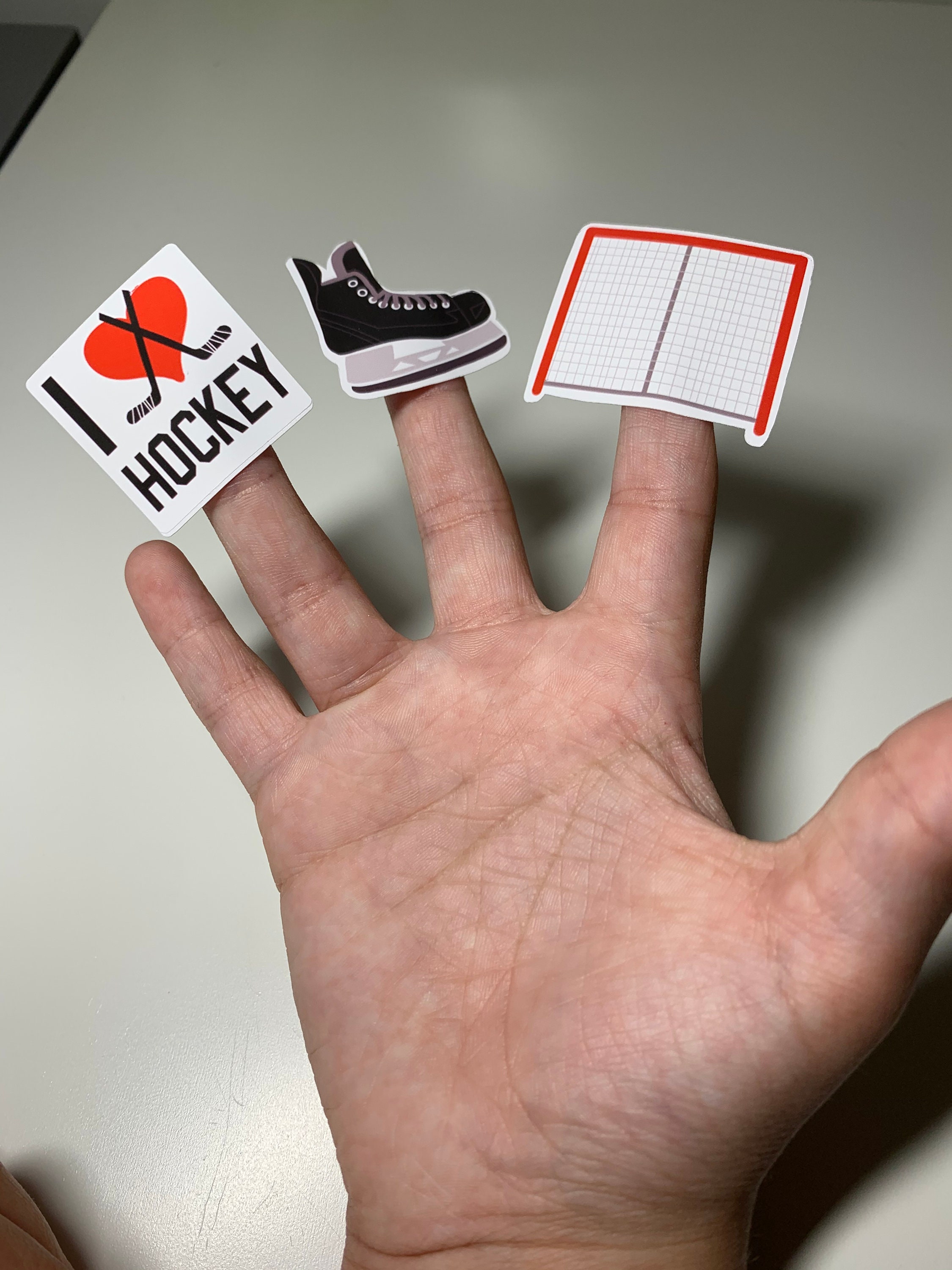 Hockey Sticker Sheet | Etsy