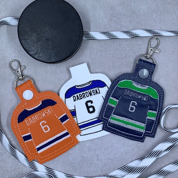 Hockey Keychain - Etsy