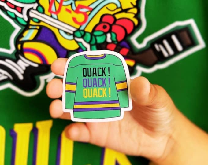 Quack Quack Quack Jersey Sticker - Etsy