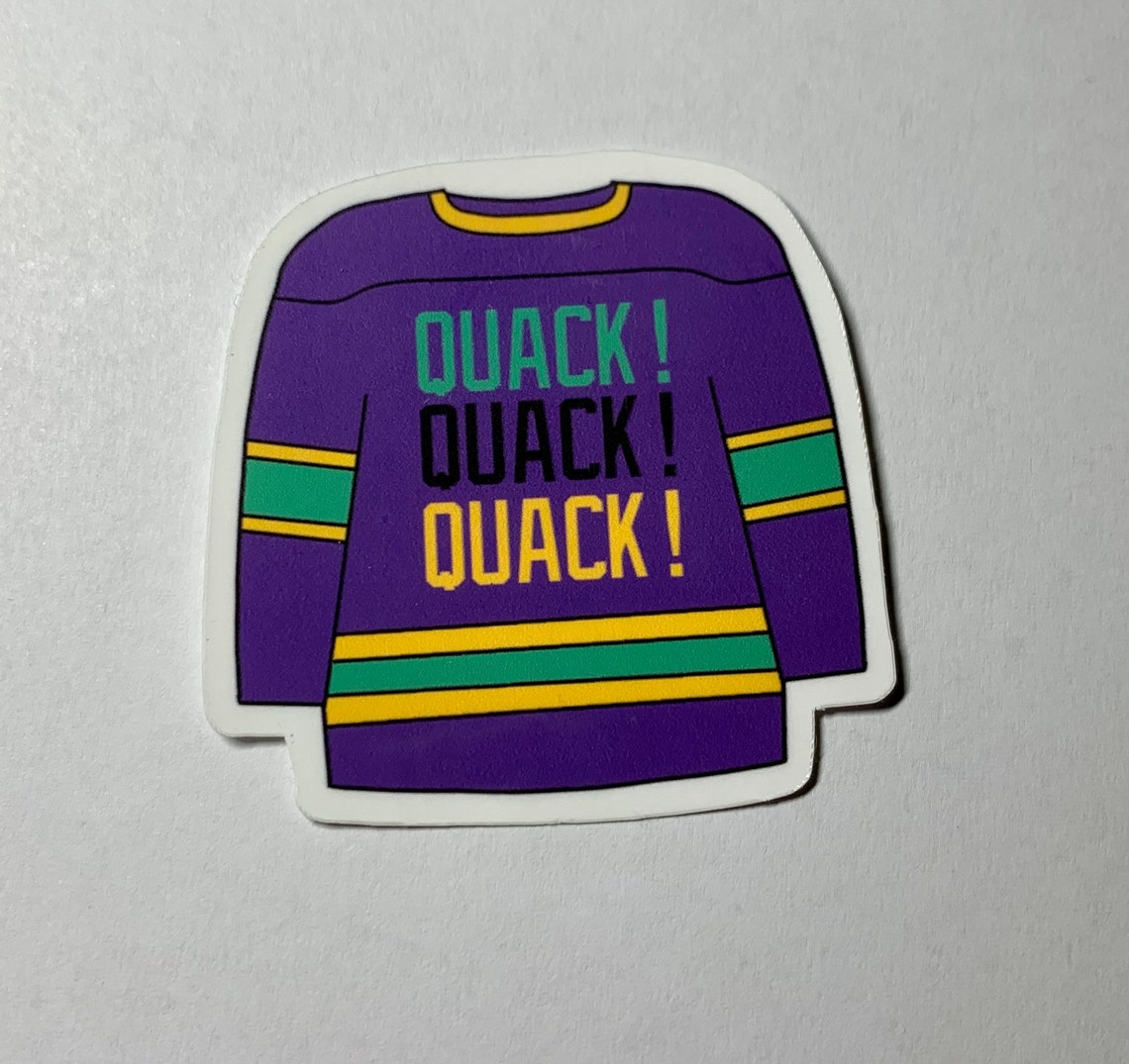 Quack Quack Quack Jersey Sticker - Etsy
