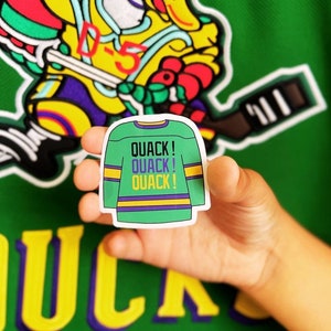 Quack Quack Quack Jersey Sticker - Etsy
