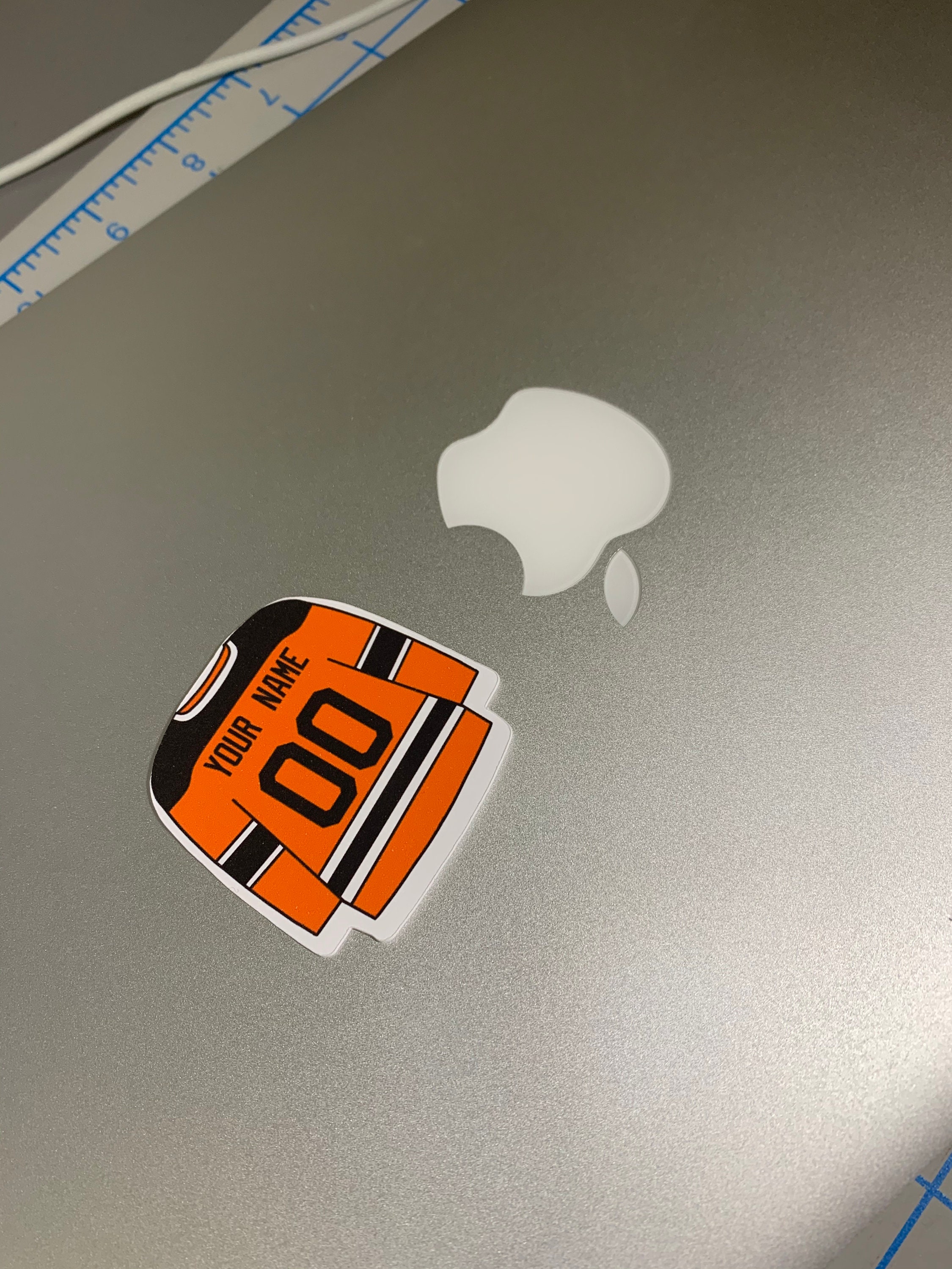 Custom Hockey Jersey Sticker - Etsy