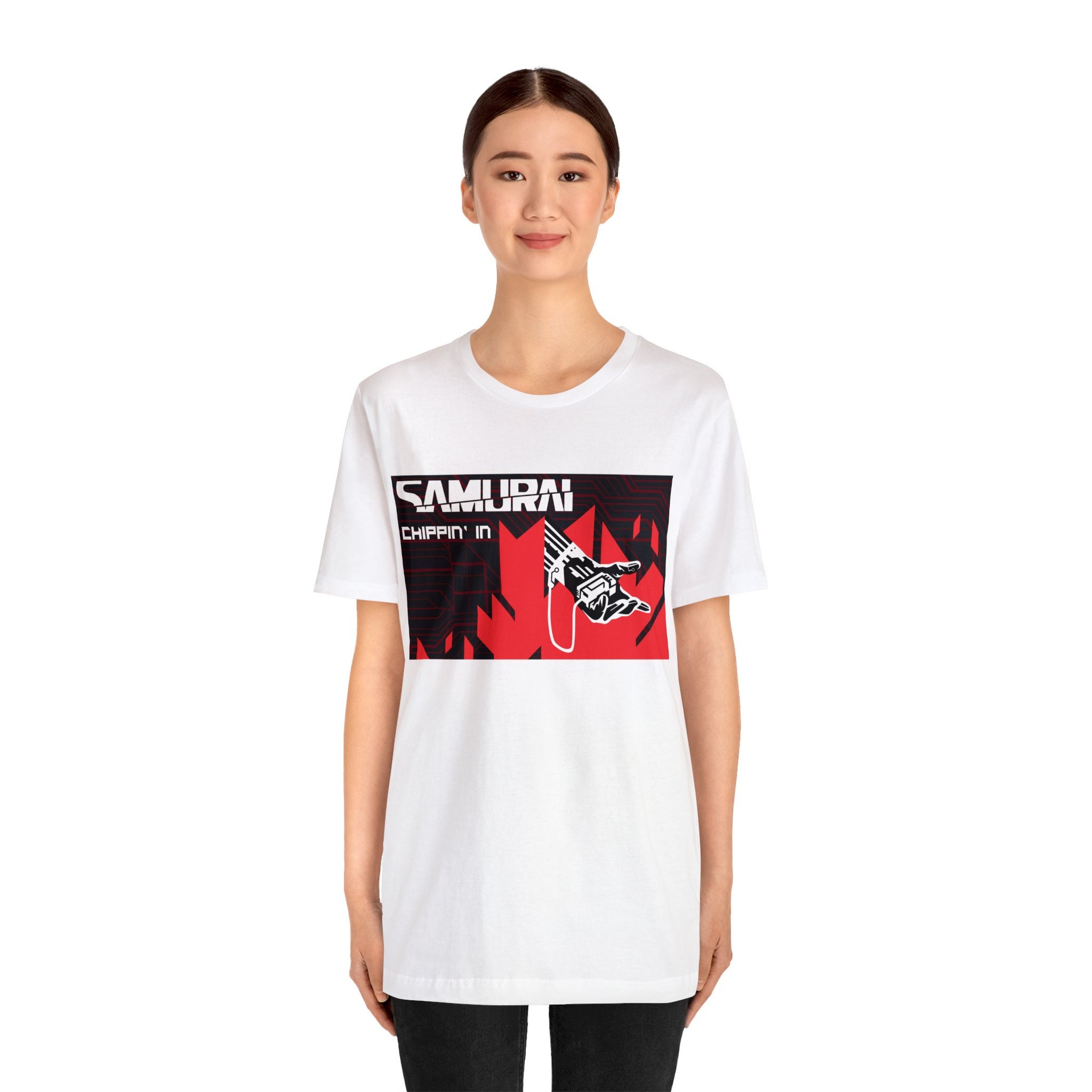 Samurai Chippin' in Album Cover Unisex T-shirt Cyberpunk 2077 - Etsy