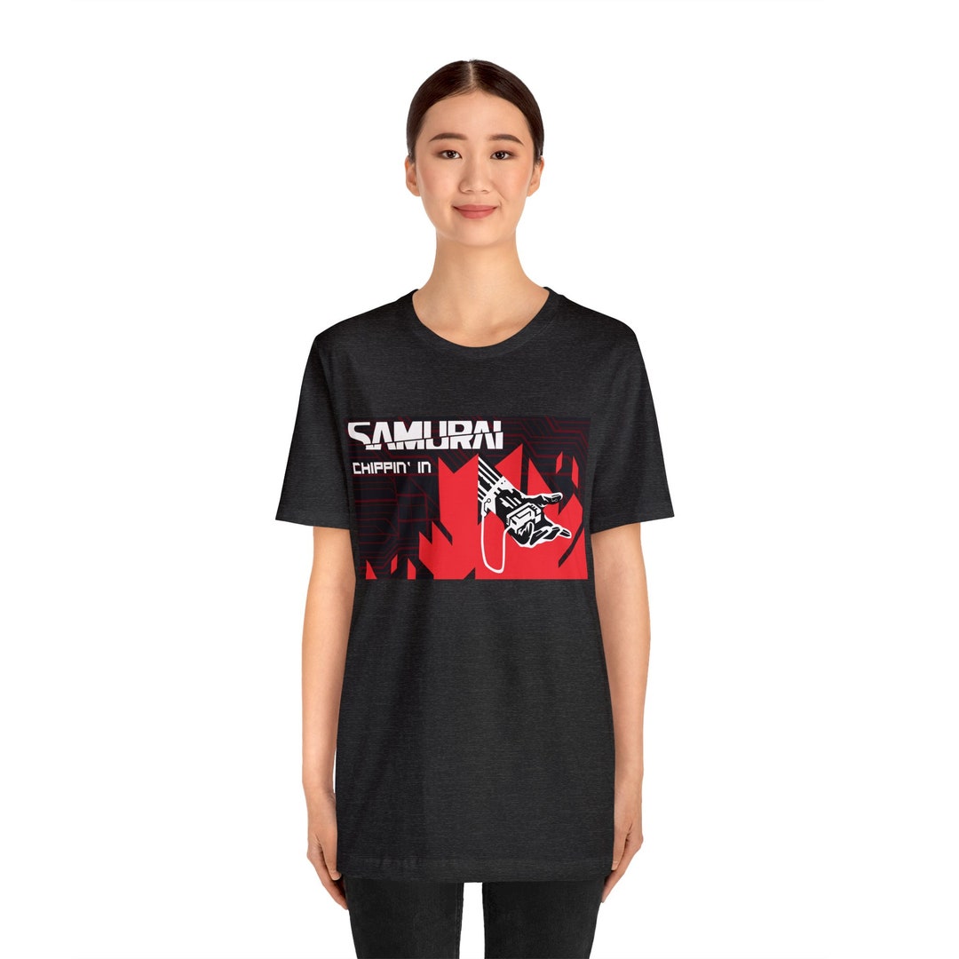 Samurai Chippin' in Album Cover Unisex T-shirt - Cyberpunk 2077 - Etsy