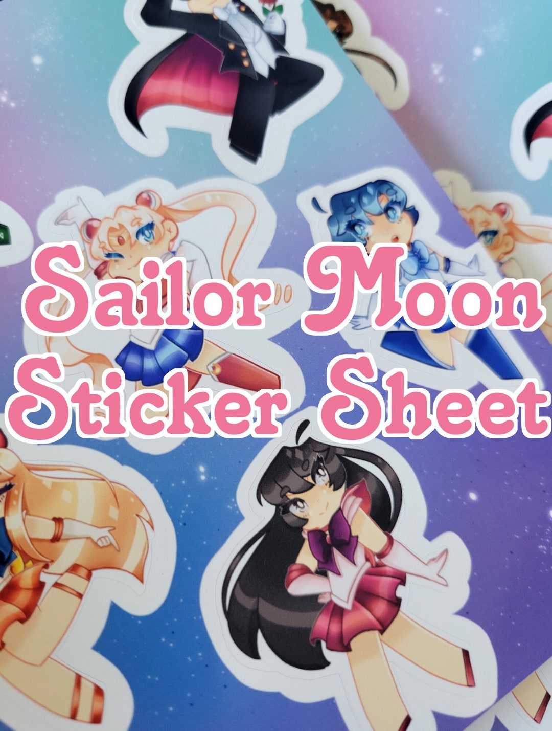 Sailor Moon Sticker Sheet - Etsy